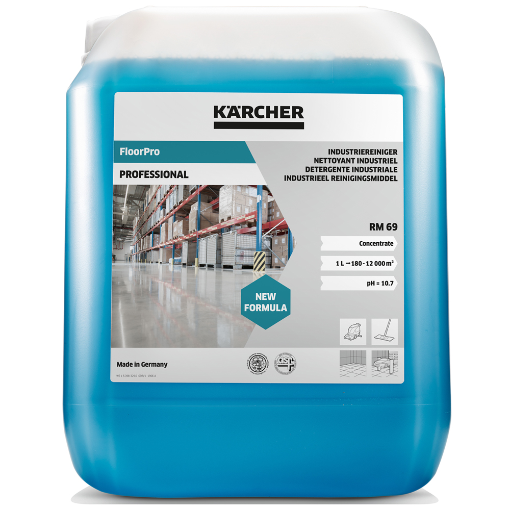 RM 69 (10l) Środek do czyszczenia posadzek przemysłowych Kärcher ...